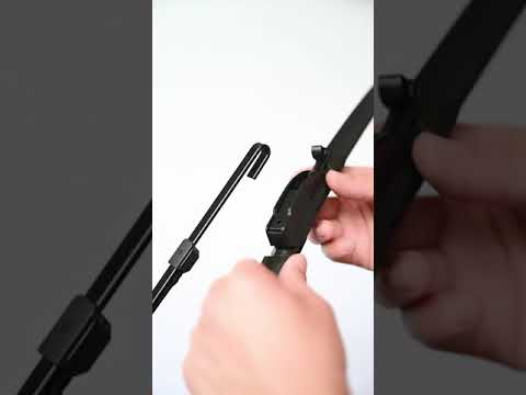 Wiper Blades Installation Instruction - Multi-functional Flat Wiper Blade NM-1005 - Adapter A