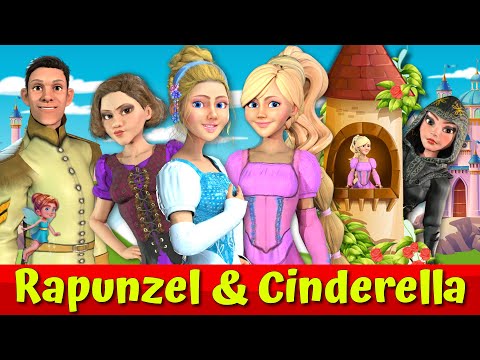 Rapunzel And The Evil Witch🔴🧙‍♀️ I Cinderella 👸🏼🔴 I Animated English Fairytales🌟