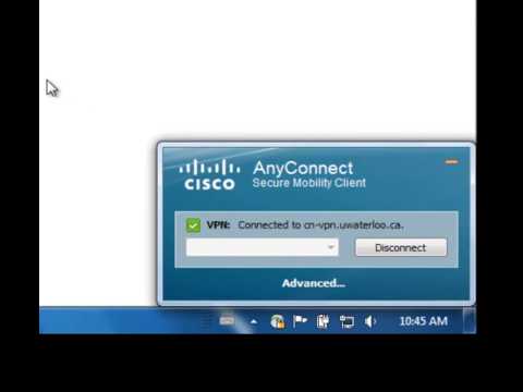 Connecting Windows to the University of Waterloo Virtual Private Network (VPN)