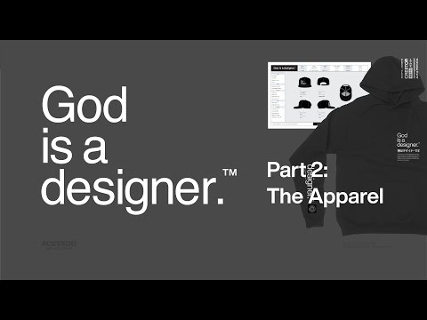 God is a designer.® Part 2: The Apparel Design and Sample Tech Packs