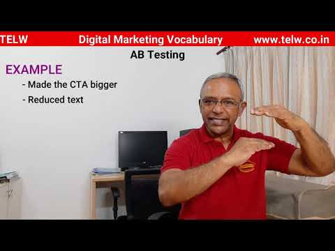 Vocabulary in Digital Marketing - AB Testing | Meaning, process, precautions | Learn English | TELW
