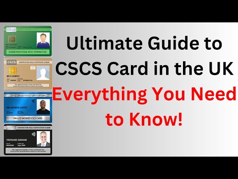 How to get a CSCS Card | Types of CSCS Cards | Cost of CSCS Card | CSCS Card UK |JK Civil Engineer