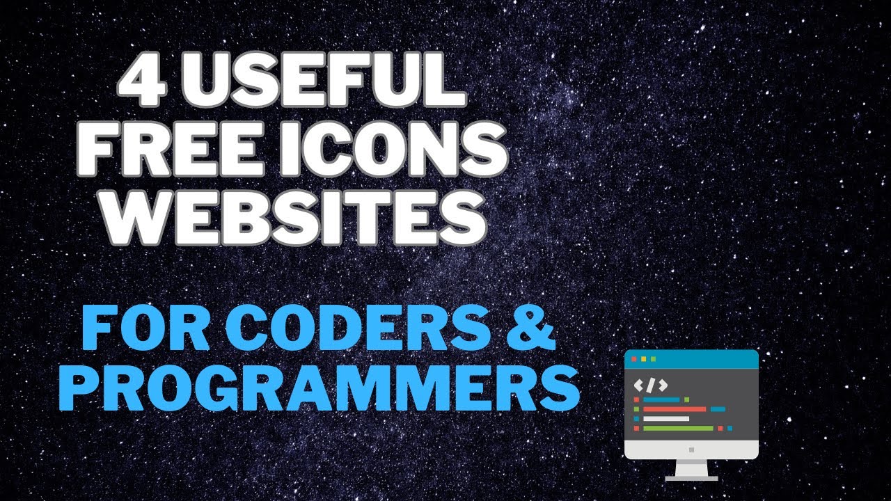 Top 4 Free Icon Websites Every Coder and Programmer Should Bookmark 🌟