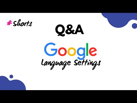 How to change Google's language settings | #Shorts