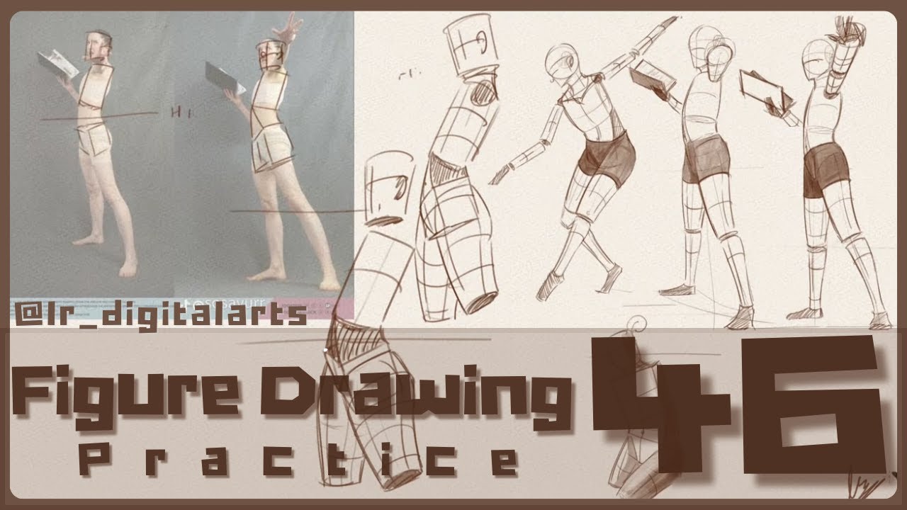 Figure drawing | Drawing practice 46 | Gesture drawing