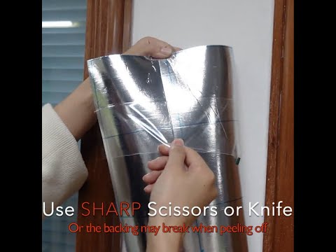 How to install the insulation wallpaper, E-MosaicTile