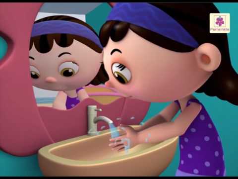 Here We Go Round the Mulberry Bush | 3D English Nursery Rhyme for Children | Periwinkle | Rhyme #53