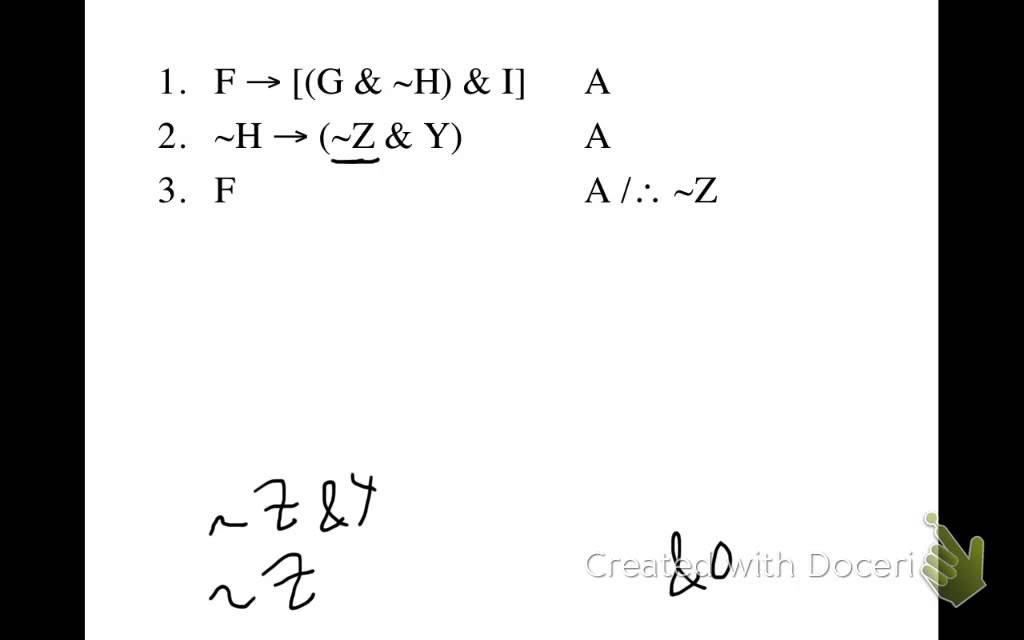 Backwards Strategy for proofs