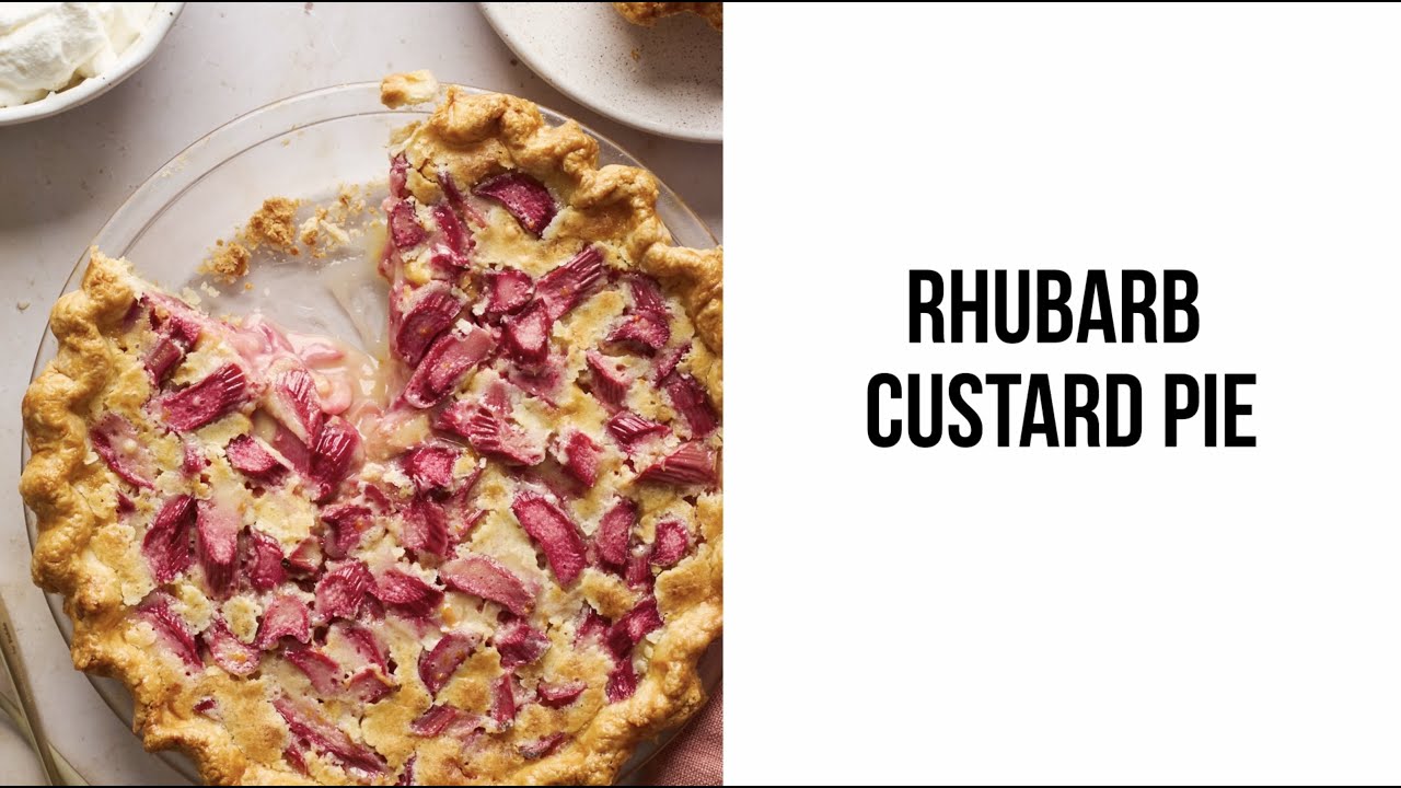 Rhubarb Custard Pie