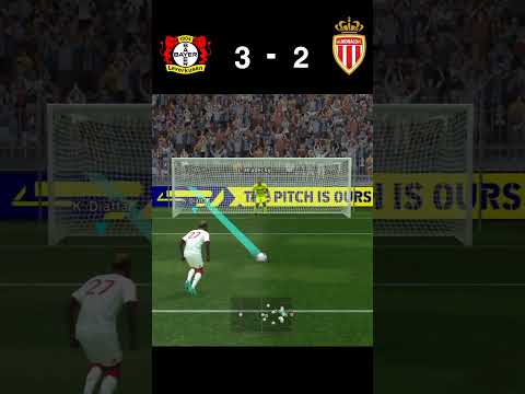 Monaco vs BayerLeverkusen😱 Penalty shootout - Efootball 2023#shorts #efootball #trending