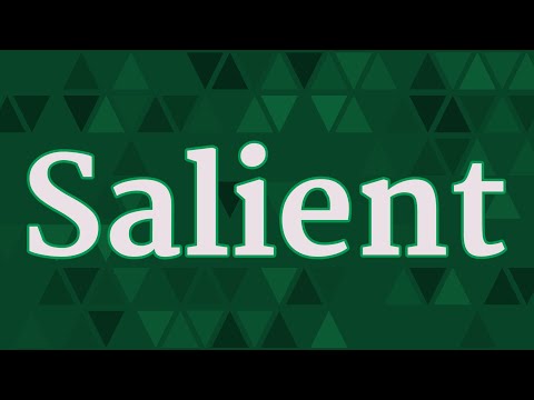 SALIENT pronunciation โข How to pronounce SALIENT