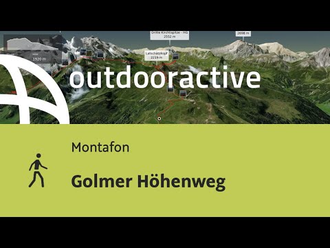 Wanderung im Montafon: Golmer Höhenweg