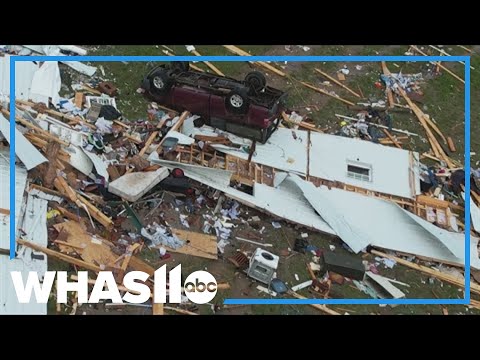 1 dead, 14 injured after EF2 tornado hits Kentucky county