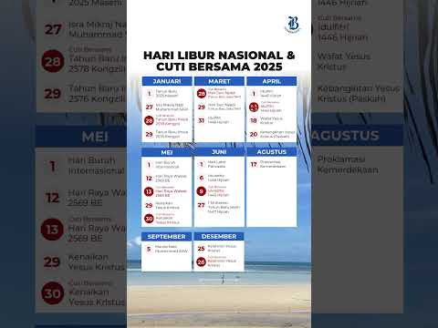 Hari Libur Nasional dan Cuti Bersama 2025