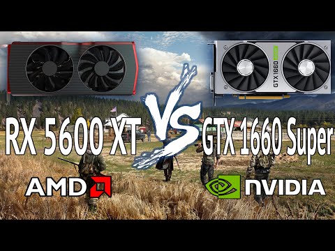 RX 5600 XT vs GTX 1660 Super Benchmark in 10 games