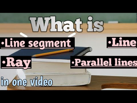 What is Line | Line segment | Ray | Parallel lines || Definition | in hindi
