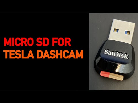 How to use a Micro SD for your Tesla Dashcam | SanDisk Micro SD with USB Reader