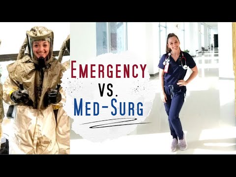 Medical Surgical Nursing vs. Emergency Room Nursing