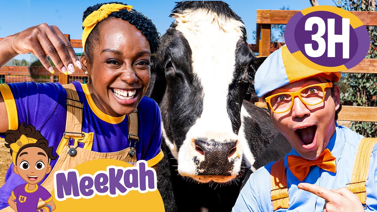 Blippi and Meekah's BEST Animal Adventures! | Educational Videos for Kids | Blippi & Meekah Kids TV