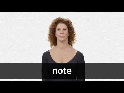 How to pronounce NOTE in American English