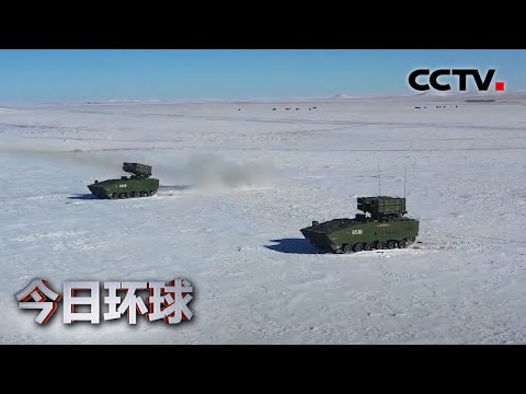 Chinese PLA multi-weapon coordinated live ammunition firing in minus 20 ...