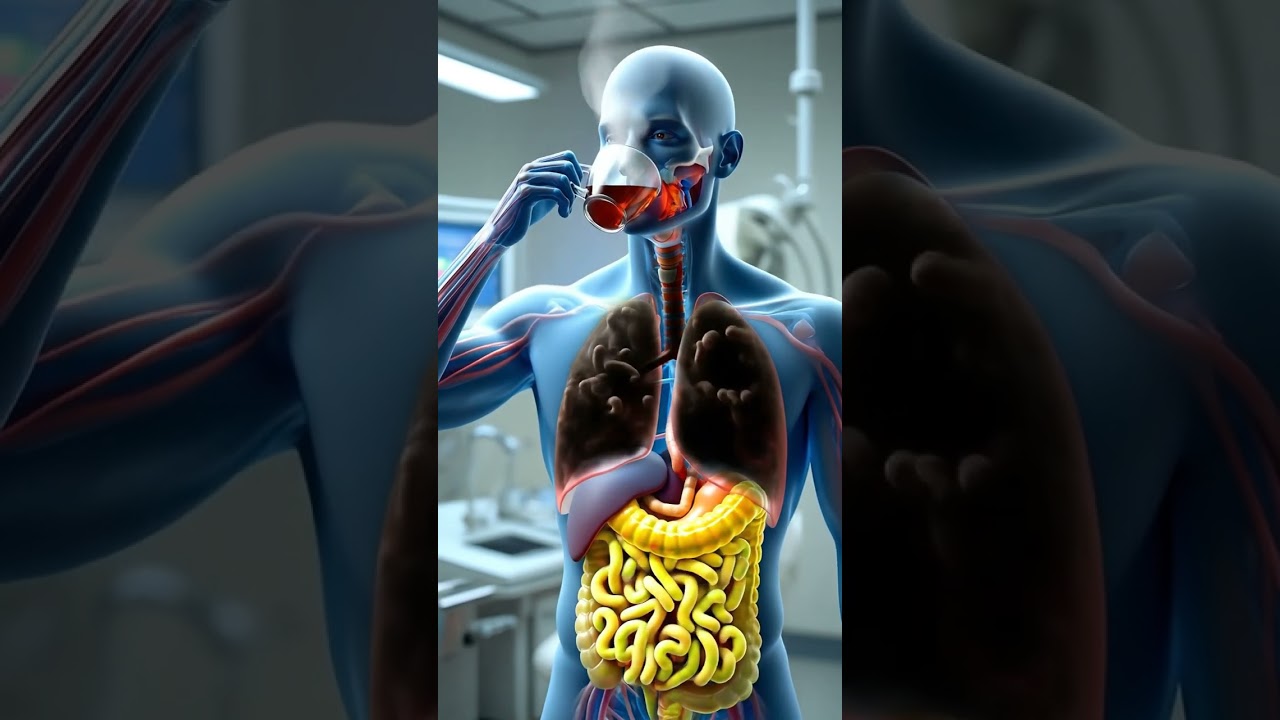 What Happens When You Drink Tea on an Empty Stomach vs After a Meal? | 3D Digestive Animation