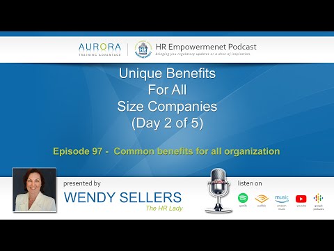Unique Benefits for All Companies - Common Benefits for All Organizations (Ep 97)