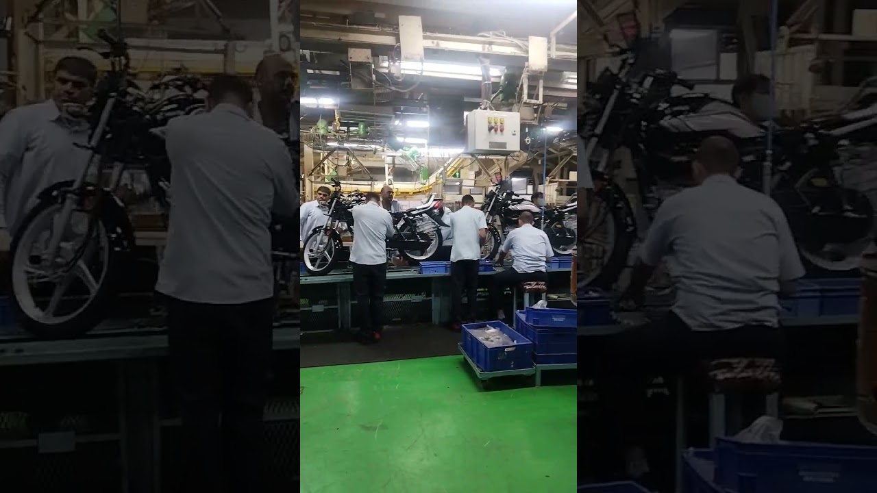 Hero Moto corp dharuhera hariyana bike manufacturing process #viral #vivekofficial