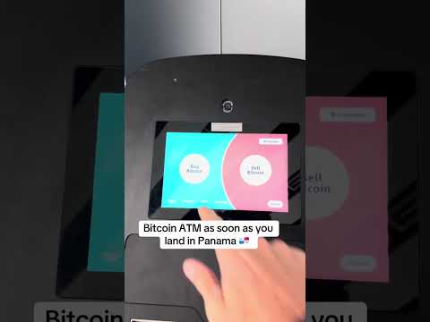 Bitcoin ATM at Tocumen International Airport