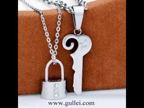 Relationship Name Couples Necklaces by Gullei.com