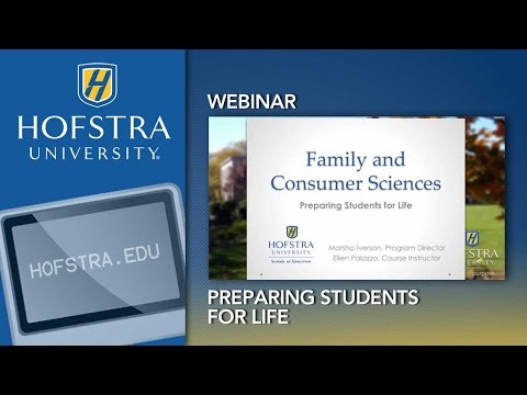 Exploring Family and Consumer Sciences - Hofstra Webinar