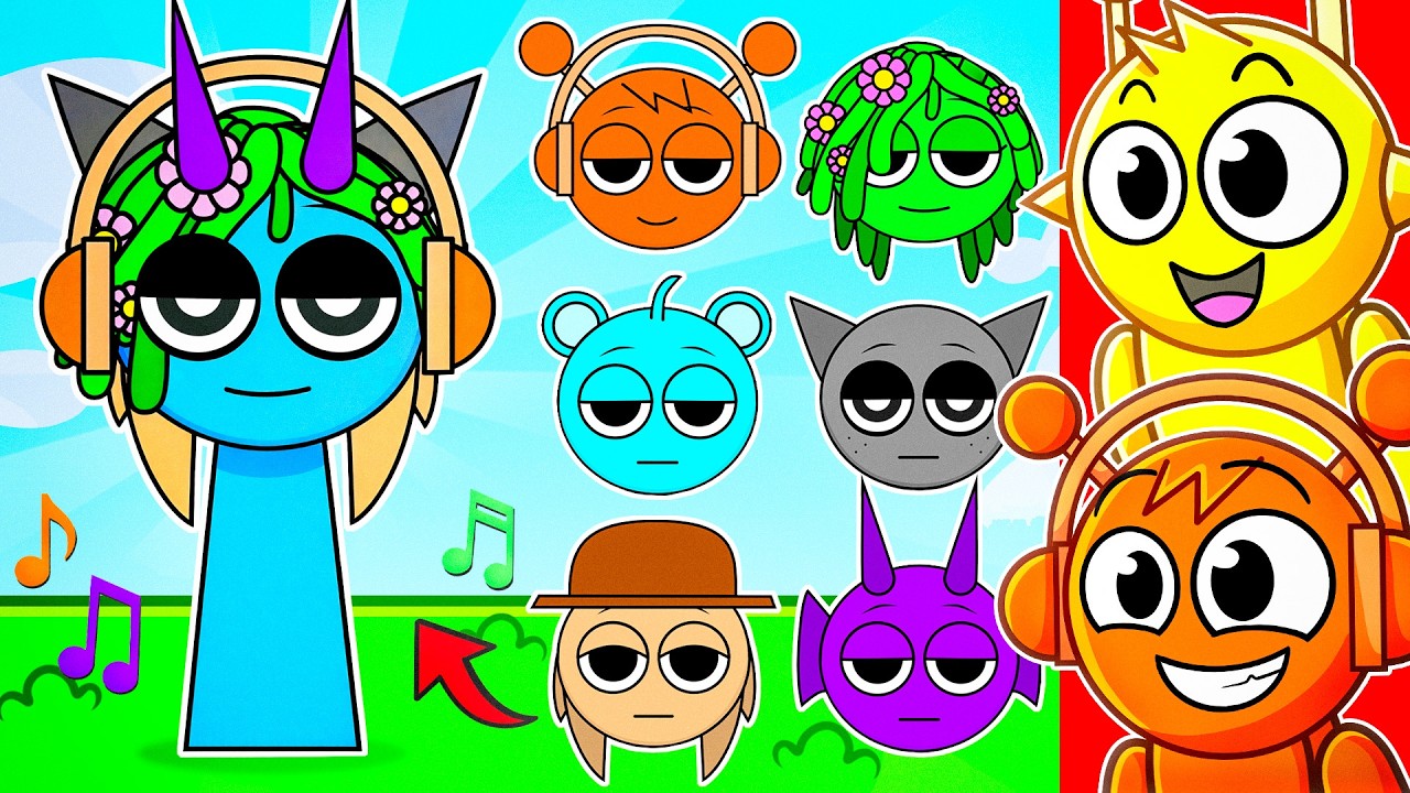 We CREATED OUR OWN SPRUNKIS in Sprunki Creator!