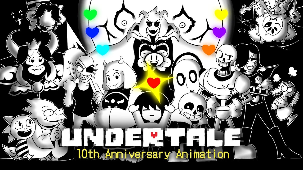 UNDERTALE 10th anniversary animation ❤️ 【undertale animation】