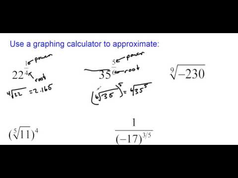 Using Calculator to Approximate Rational Exponents