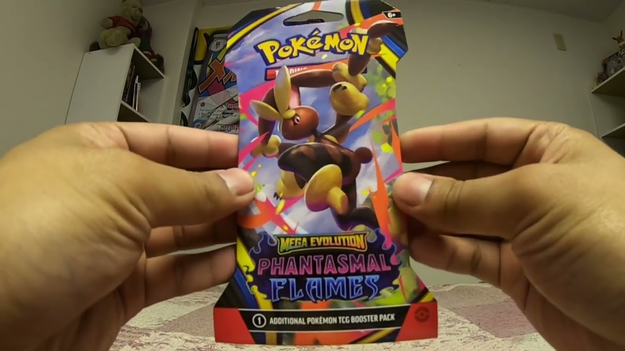 Pokémon Mega Evolution Phantasmal Flames Lopunny Sleeved Booster Packs Opening!