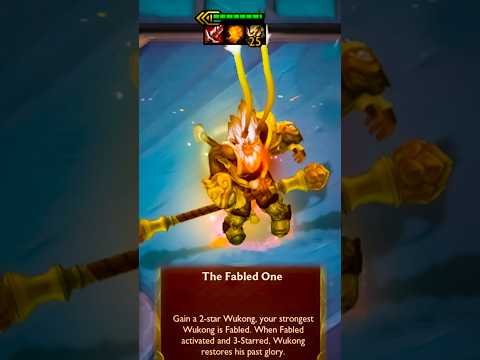 The Fabled Wukong ⭐️⭐️⭐️ Set 4.5 #tft #teamfighttactics #wukong