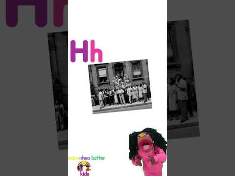 “H” is for Harlem Renaissance | Black history shorts | Preschool & Kindergarten learning | 1 minute