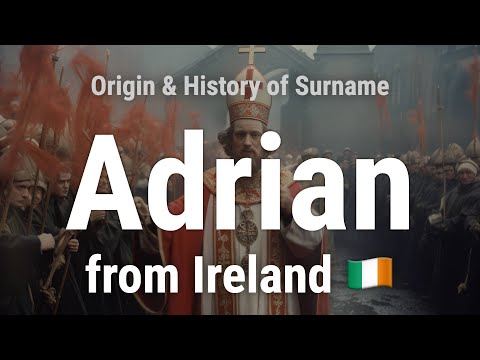 Adrian from Ireland 🇮🇪 - Meaning, Origin, History & Migration Routes of Surname