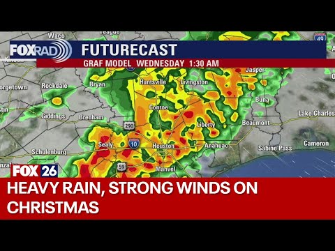Houston weather: Heavy rain, damaging wind expected for Christmas | Forecasting with Friends