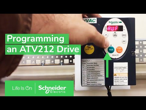 Programming an ATV212 Drive for 2 Wire Control & VIA as Speed Reference | Schneider Electric Support