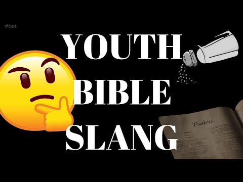 Youth Bible Slang