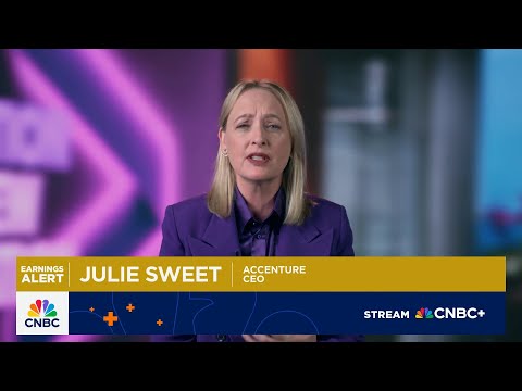 Accenture CEO Julie Sweet: Really starting to see clients scale & embed generative AI in everything