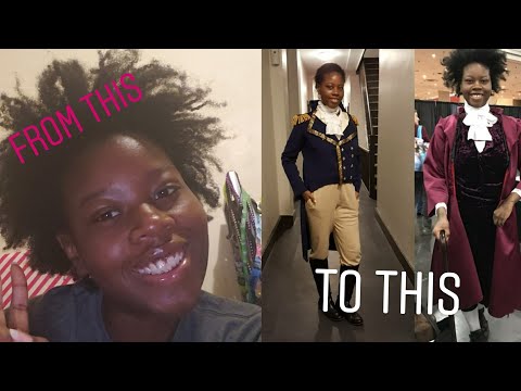 HAMILTON MUSICAL: Lafayette/Jefferson cosplay transformation