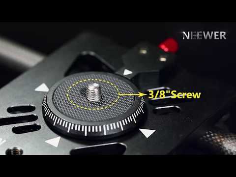 10094861 Neewer 80CM CARBON FIBER ELECTRIC CAMERA TRACK DOLLY SLIDER VIDEO STABILIZER(I)