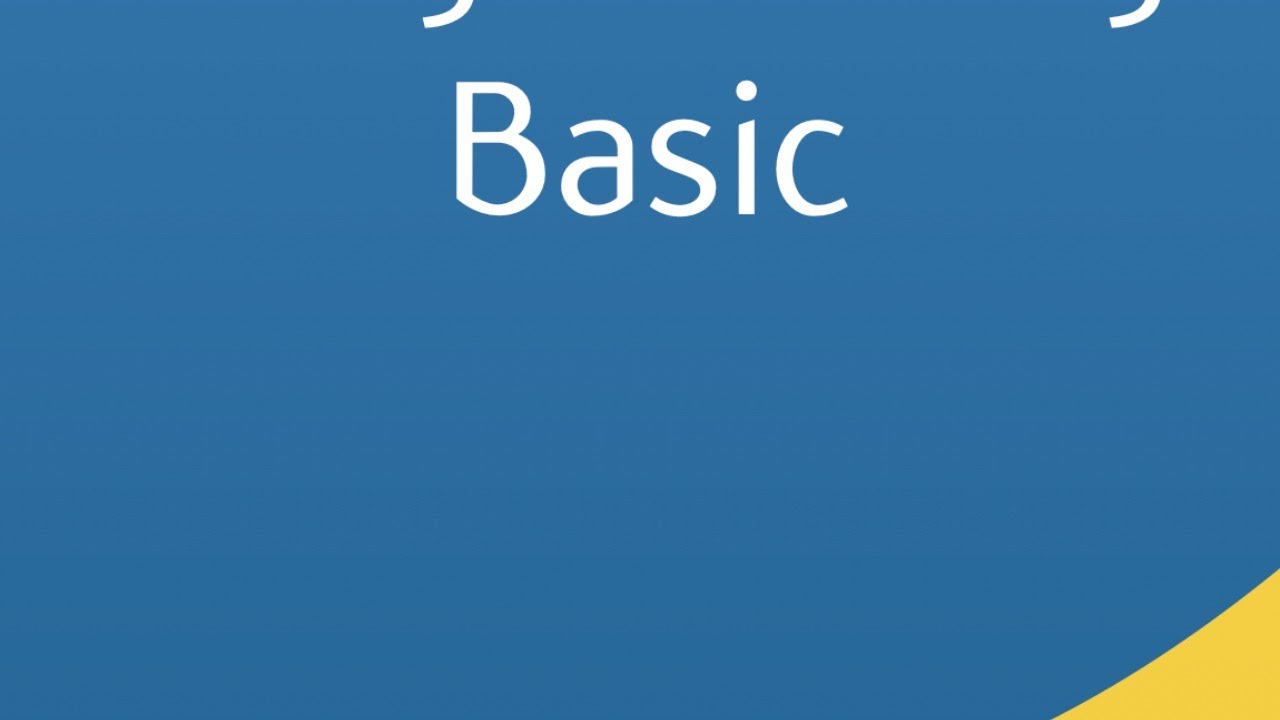 Programming Basic Day 1