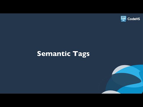 Semantic Tags