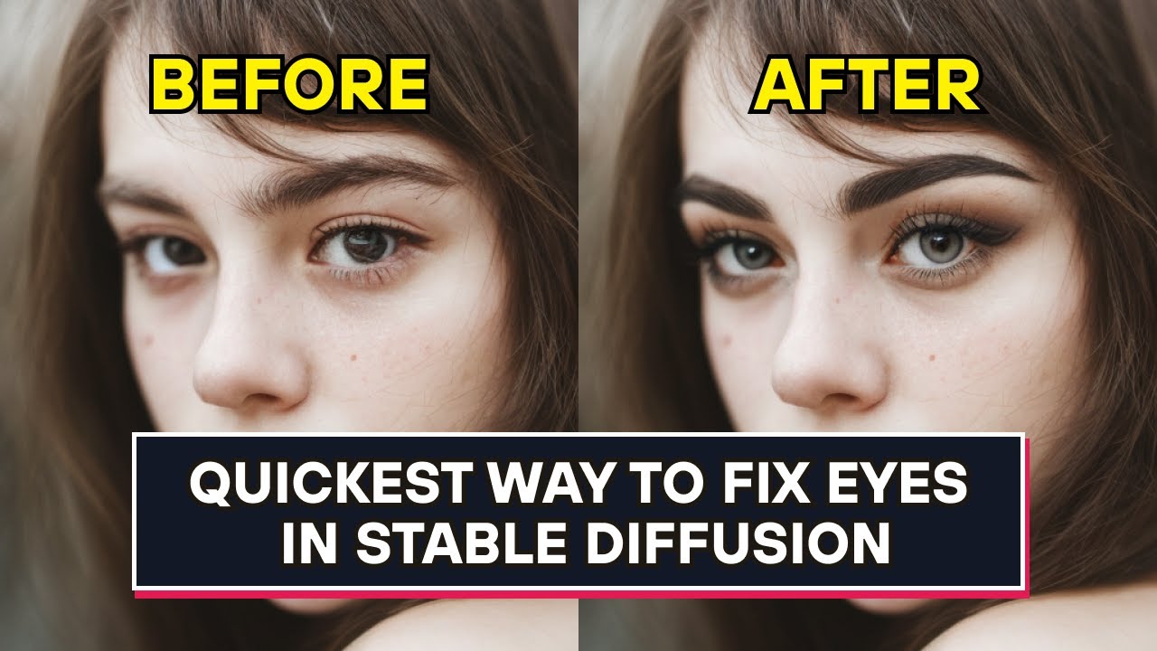 3 FASTEST Ways To Fix Bad Eyes In Stable Diffusion
