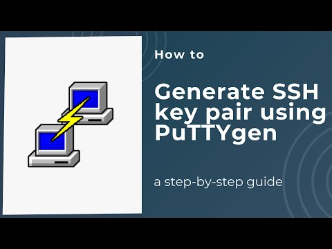 How to generate SSH key pair using PuTTYgen