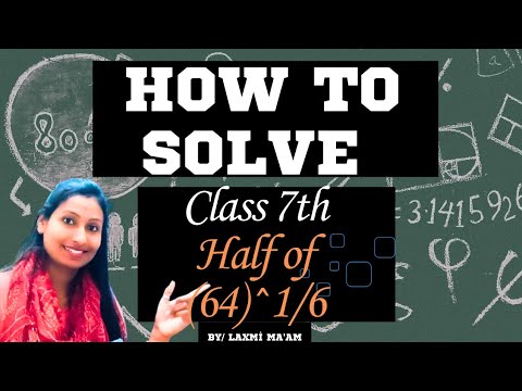 How to solve 🔥 Half of (64)^1/6 in seconds | magical solving trick | @Easyhaimaths
