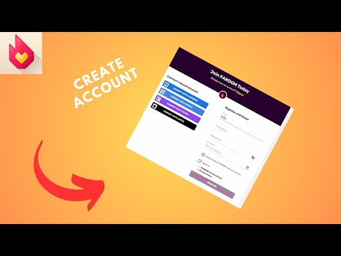 how to create a fandom account